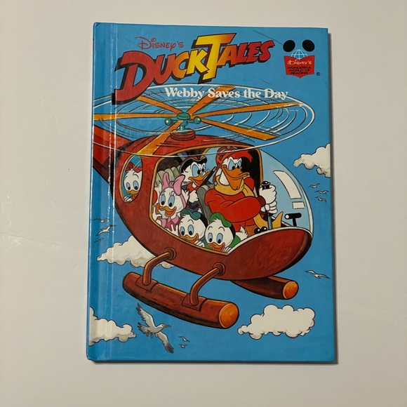 Toys | Disneys Ducktales Webby Saves The Day 1989 Hardcover Book Club ...